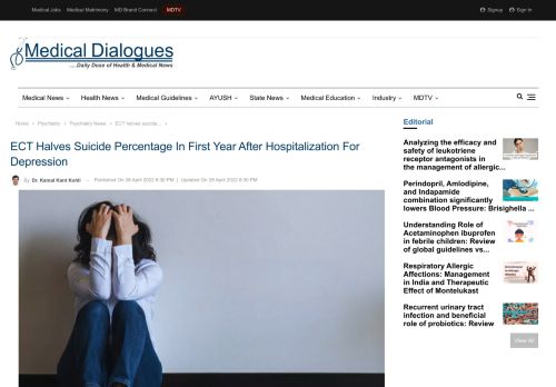 NEWS STORIES/TESTIMONIALS | ECT | MECTA spECTrum