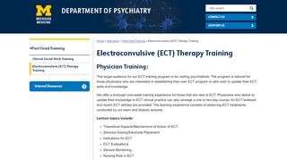 ECT TRAININGS & FELLOWSHIPS | ECT | MECTA spECTrum